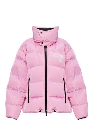 Dsquared2 Down Jacket With Printed Logo - Pink