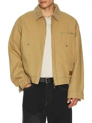 AFTER PRAY Neo Washed Work Blouson - Beige