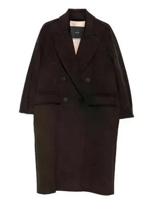 Max Mara Double-breasted Cashmere-blend Coat - Brown
