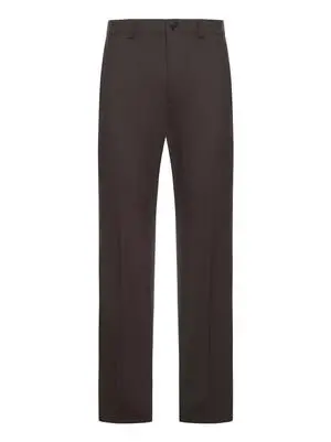 Gucci Buttoned Wool Pants - Brown