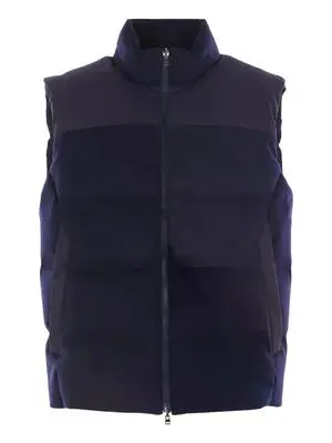 Sease Padded Zip Gilet - Blue