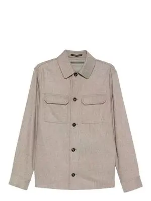 Incotex Chest-pockets Shirt - Neutrals