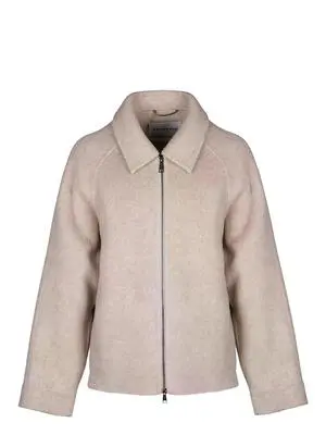 AMARANTO Zip-up Jacket - Neutrals