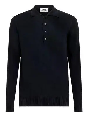 Alpha Industries Buttoned Polo Shirt - Blue
