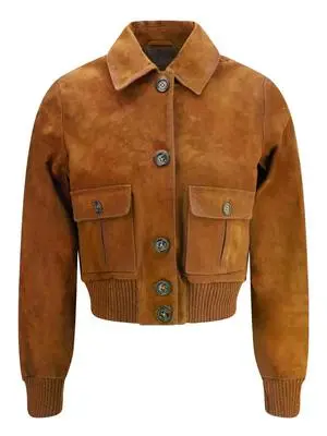 VALSTAR Flap-pocket Ribbed-cuff Jacket - Brown