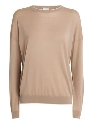 ELEVENTY Wool Crew-Neck Top