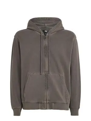 Paige Cotton Zip-up Avon Hoodie - Brown