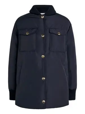 Sandro Quilted Padded Jacket - Blue