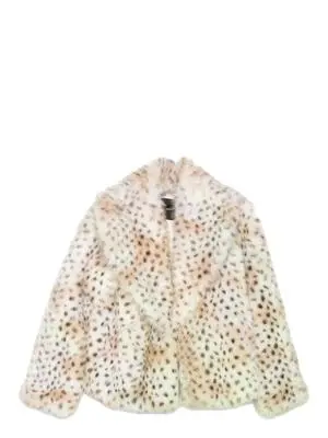 THELAURENT Faux Fur Coat - White