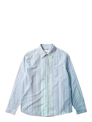 DEAN EDMONDS Striped Pocket Shirt - Blue