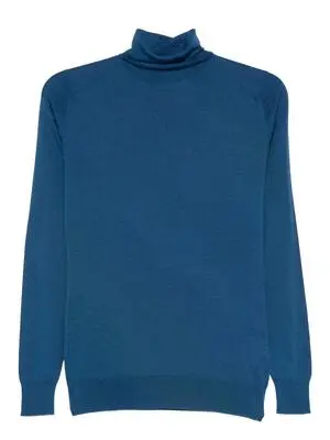 JOHN SMEDLEY Cherwell Merino Wool Turtleneck Sweater