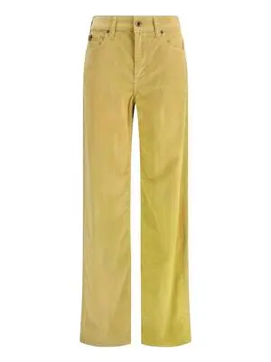 Jacob Cohen Five-pocket Corduroy Trousers - Yellow