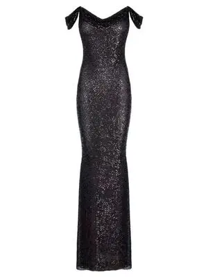 ROSERRY Sequin Embellished Maxi Dress