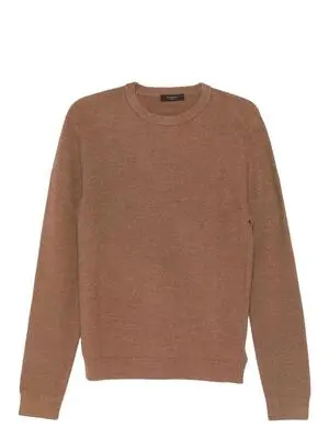 ZANONE Crew-Neck Sweater Brown