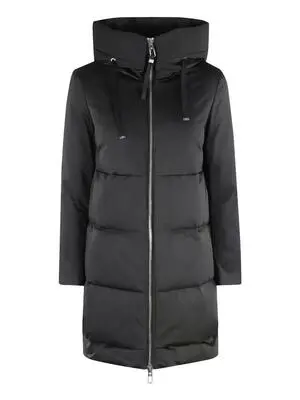 DUNO Talia M Mestre Hooded Coat - Black