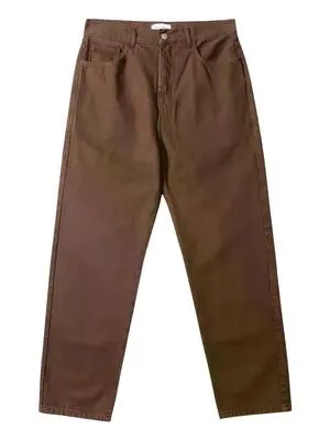 DEAN EDMONDS Plain Trousers - Brown
