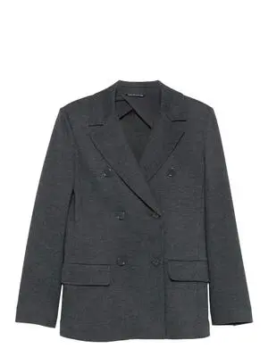 Max Mara Double-breasted Blazer - Grey