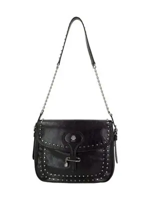 Bally Beckett Studded Shoulder Bag - Black