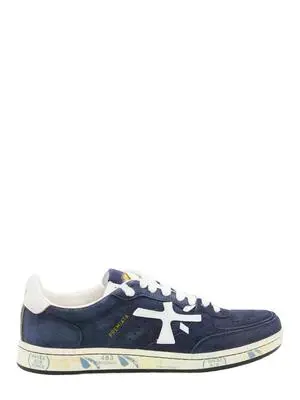 Premiata Basket Clay 7708 Lace-up Sneakers - Blue