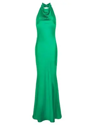 ROSERRY Capri Halterneck Maxi Dress Green