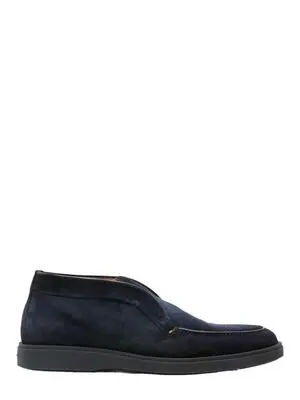 SANTONI Suede Loafers
