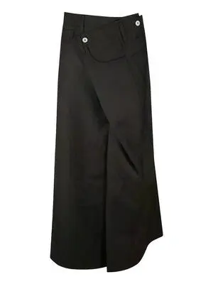 Junya Watanabe Folded Maxi Skirt - Black