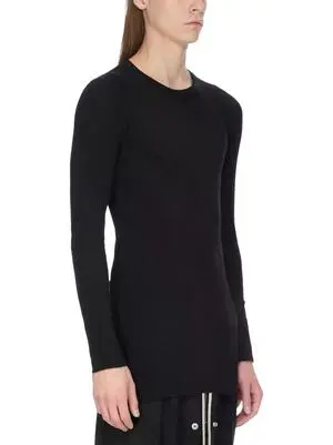 Rick Owens Long-sleeve Crew-neck T-shirt - Black