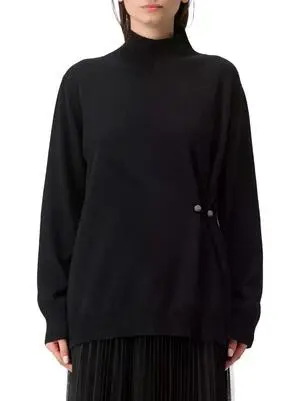 Fabiana Filippi Draped High-neck Sweater - Black