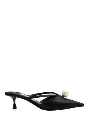 JIMMY CHOO 50mm Sana Mules - Black