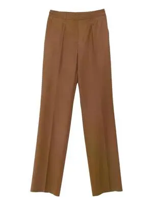 Max Mara Pleat-detail Trousers - Brown