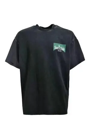 BREATH Southside-print T-shirt - Black
