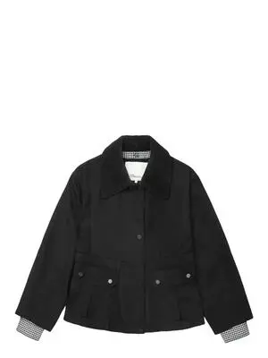 3.1 Phillip Lim Pocket Check Trim Jacket - Black