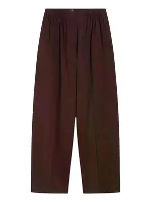 Sportmax Double-belt Wide-leg Trousers - Red