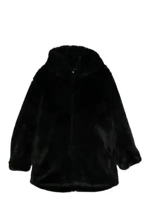 TONYWACK Hooded Coat - Black