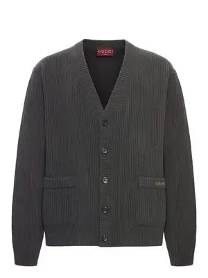 Gucci Buttoned Patch-pocket Cardigan - Green