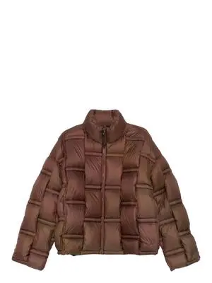RAXXY Zip-up Puffer Jacket - Brown