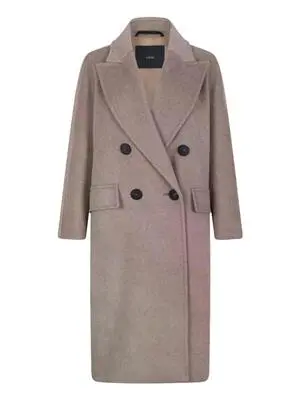 Max Mara Double-breasted Cashmere Coat - Neutrals