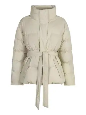 Herno Belted Puffer Jacket - Neutrals