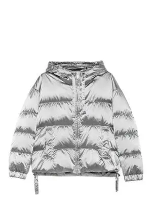 Max Mara Hooded Puffer Jacket - Grey