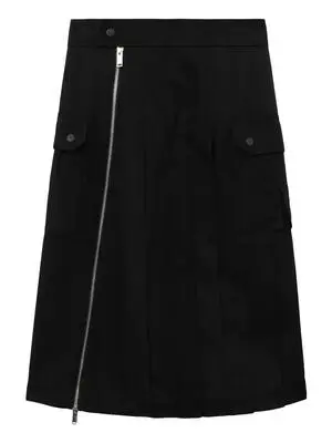 3.1 Phillip Lim Zip Pleated Skirt - Black