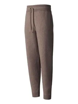 Mackage Harrison-z Cashmere-blend Sweatpants With Rib Cuffs - Coffee