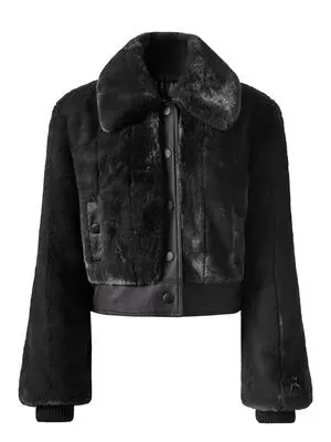 Perfect Moment Faux Fur Giorgia Jacket - Black