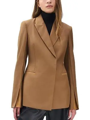 Rag & Bone Margaret Tuxedo Blazer - Camel