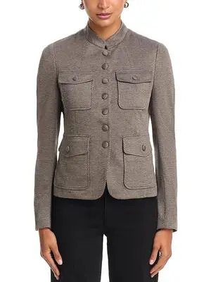 Rag & Bone Mercer Ponte Blazer - Brown Multi