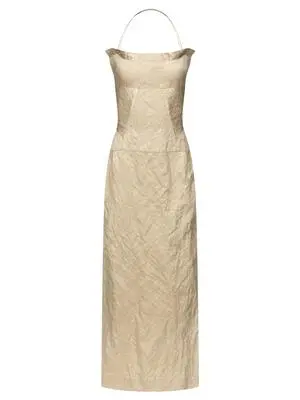 FFORME Maisie Cotton-blend Maxi Dress - Neutral
