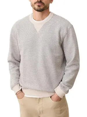 Marine Layer Relaxed Cloud 9 Fleece Crewneck Sweatshirt - Driftwood