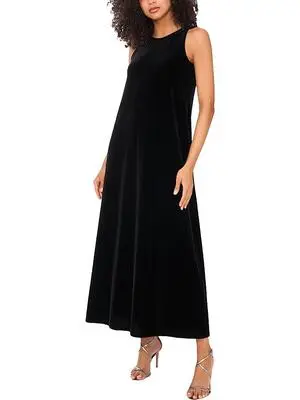 Vince Camuto Velvet Maxi Dress - Rich Black