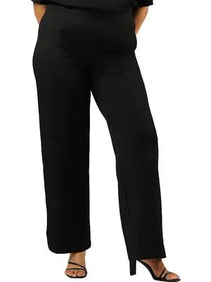 ESTELLE Jolene Straight Pants - Black
