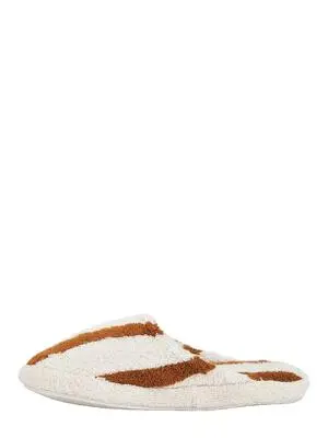 PARACHUTE Terry Stripe Slippers - Bone & Tobacco