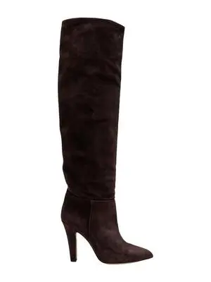 Paris Texas Elsa 100 Suede Over-the-knee Boots - Brown